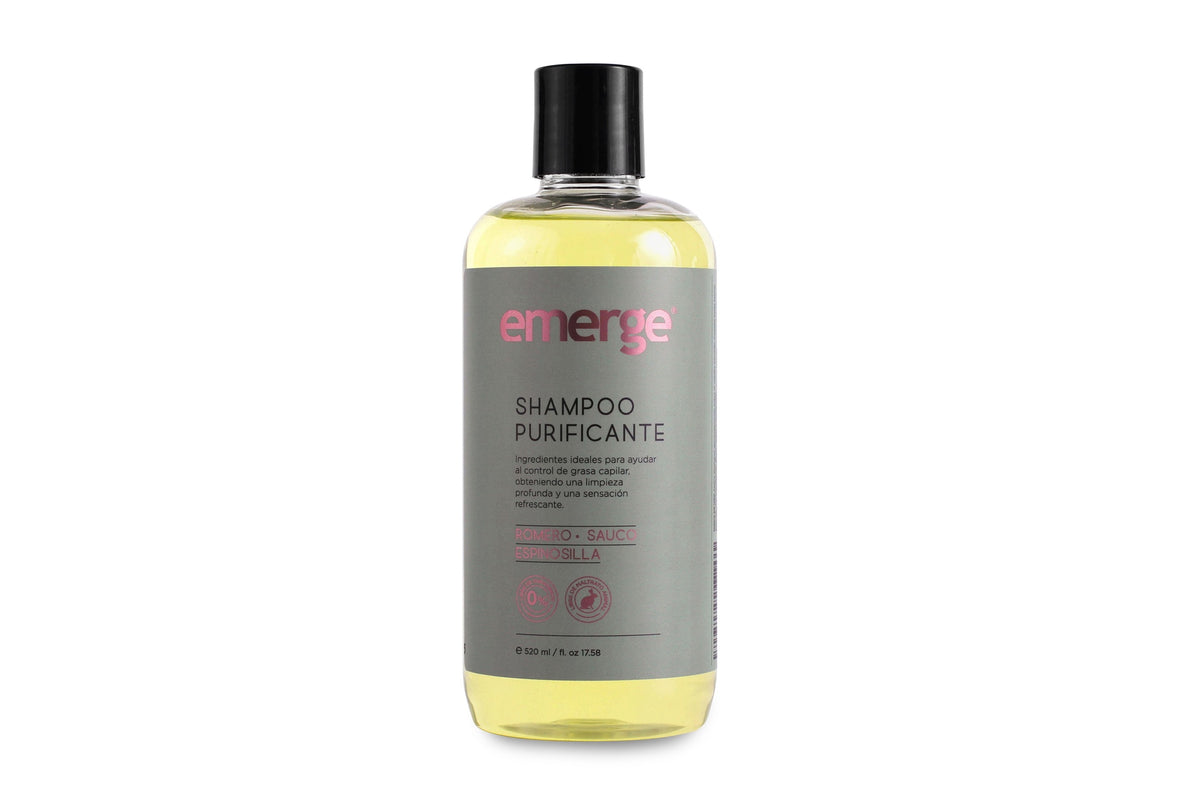 Shampoo Purificante 500 ml. para Cabello Graso y Limpieza Profunda del ...