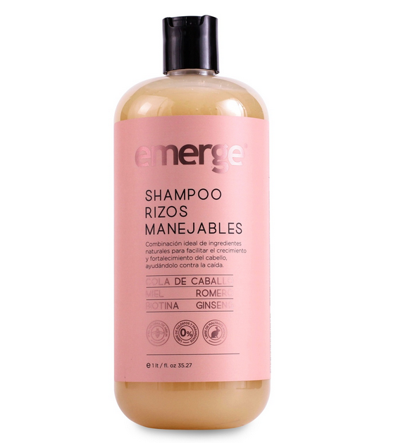 Shampoo para Rizos Manejables 500 ml. para cabello ondulado o rizado ...